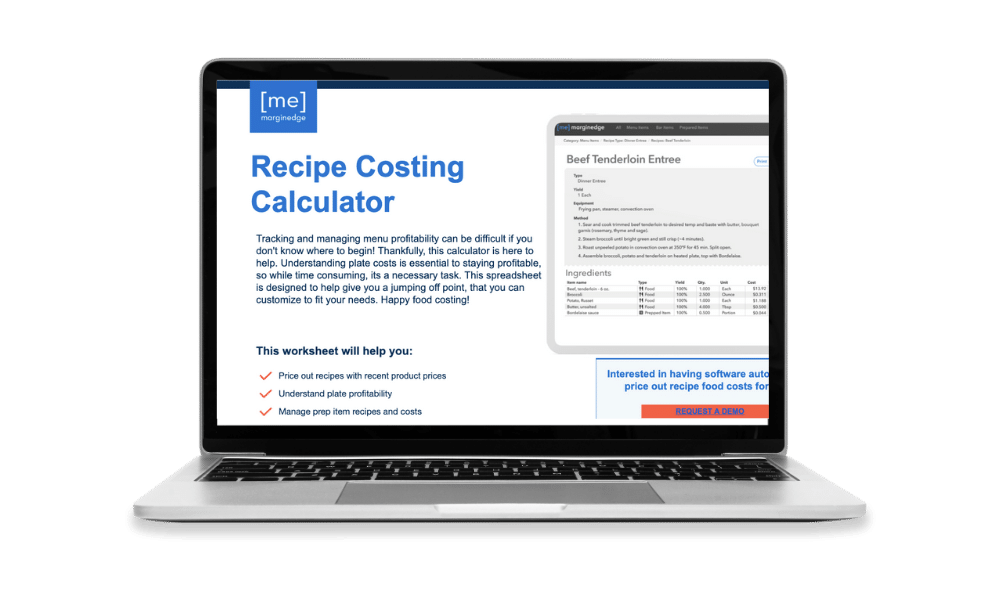 Restaurant Recipe Costing Calculator | MarginEdge
